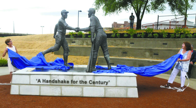 Historic handshake statue unveiled; its symbolism runs deep | News ...